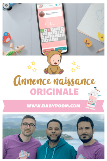 Annonce naissance originale babypoom : concept innovant et fun